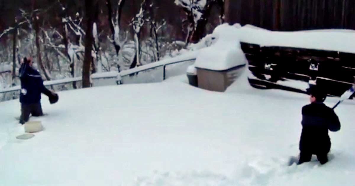 Is This Kid Really Taking Batting Practice in a Blizzard? - Baseball Life