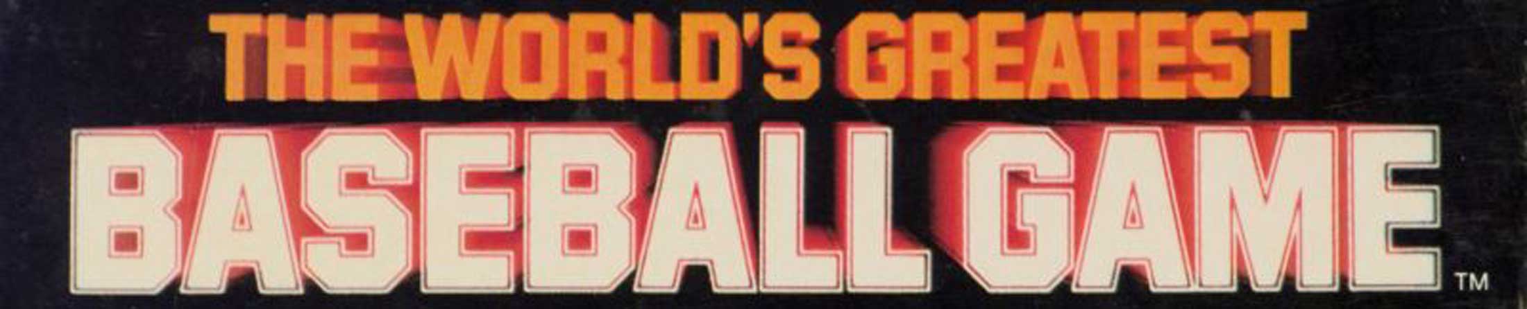 World's Greatest Baseball Game - Video Games - Baseball Life