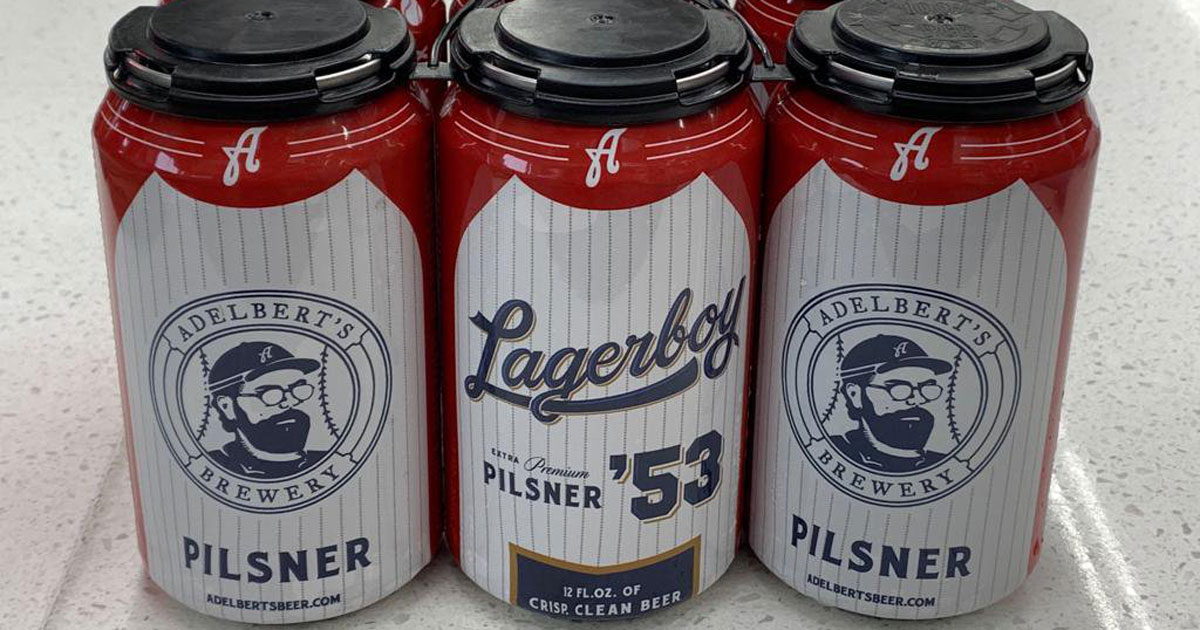 Lagerboy Pilsner - Adelbert's Brewery - Baseball Life