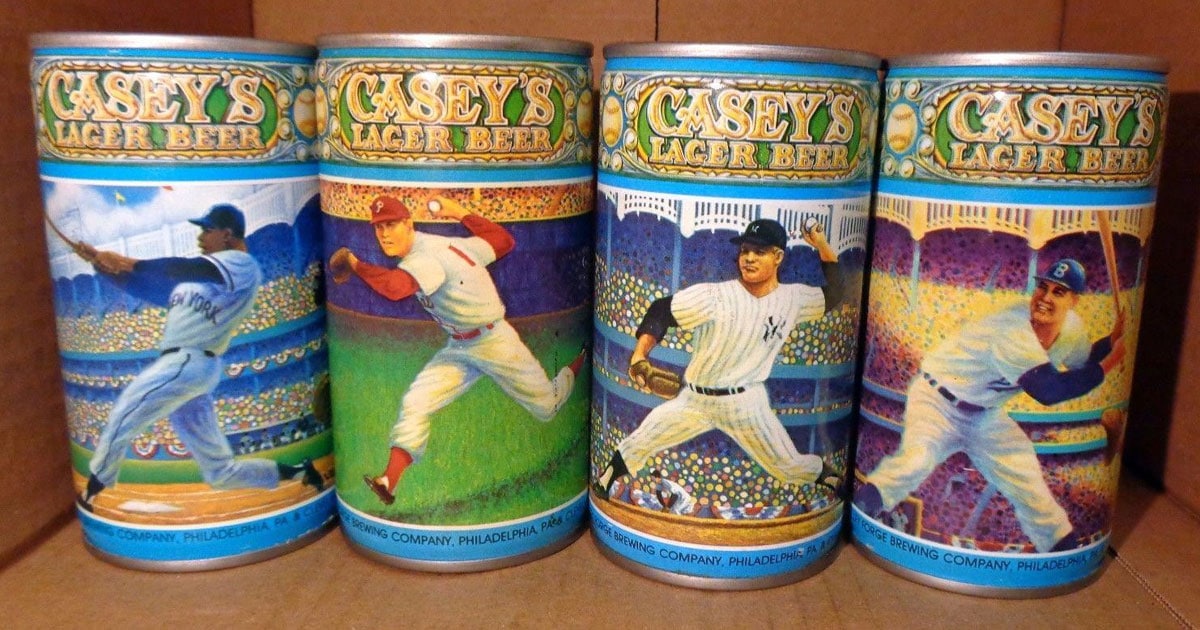 Casey's Lager Beer - Valley Forge Brewing - Baseball Life