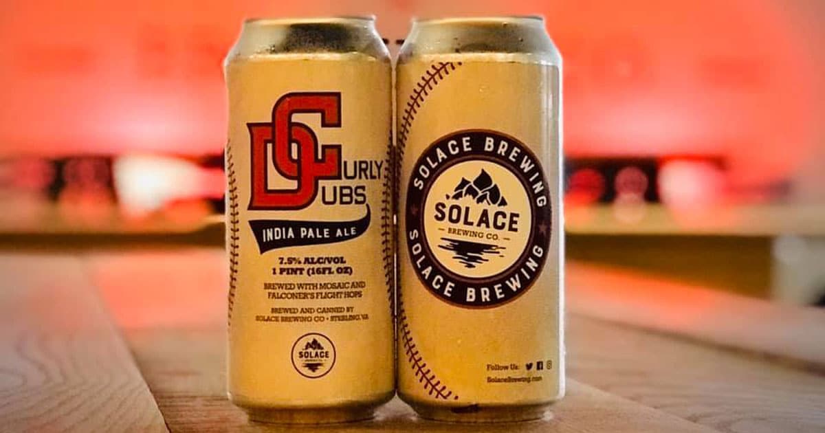 Curly Dubs IPA - Solace Brewing Co. - Baseball Life