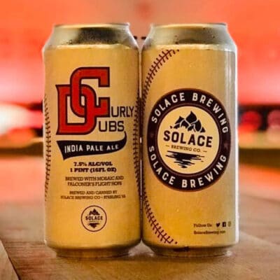 Curly Dubs IPA - Solace Brewing Co. - Baseball Life