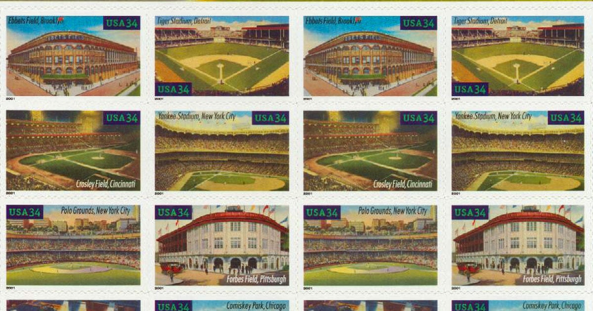 2001 Legendary Playing Fields - U.S. Postage Stamps - Baseball Life