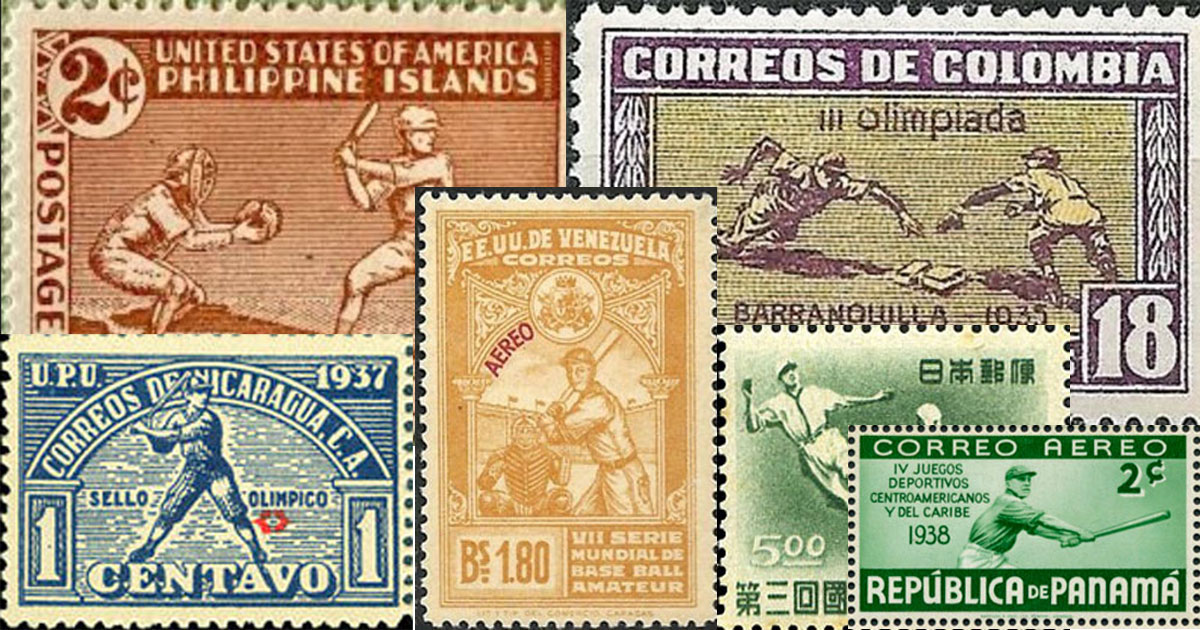 International Baseball Postage Stamps - Baseball Life