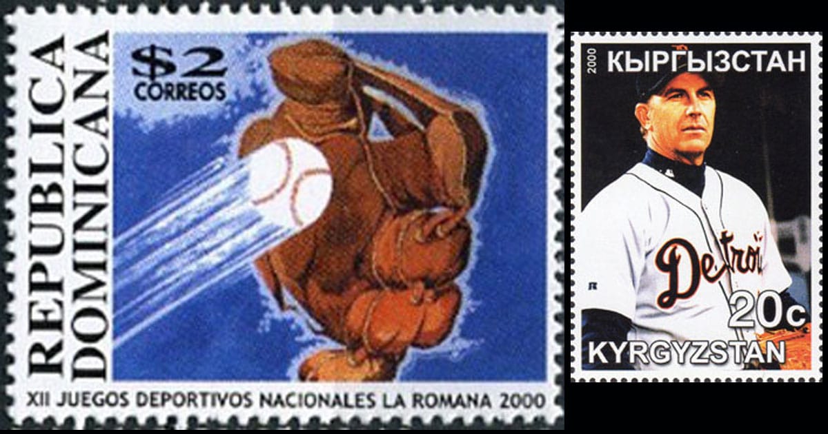 Int'l Baseball Postage Stamps (2000) - Baseball Life
