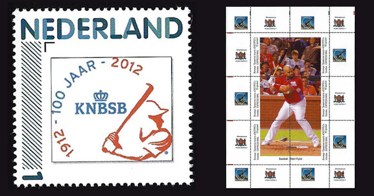 Int'l Baseball Postage Stamps (2012) - Baseball Life