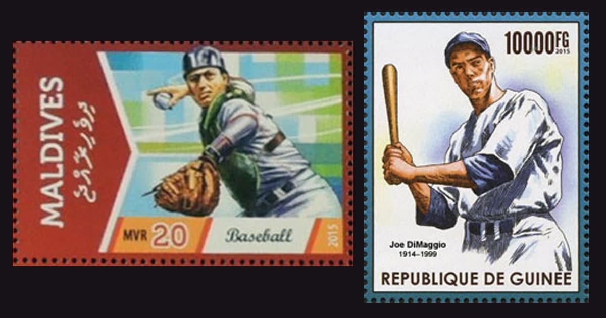Int'l Baseball Postage Stamps (2015) - Baseball Life
