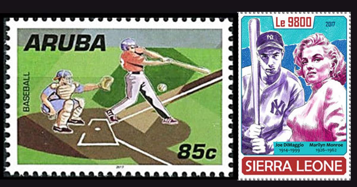 Int'l Baseball Postage Stamps (2017) - Baseball Life