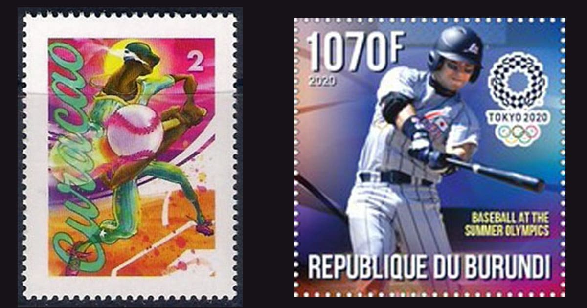 Int'l Baseball Postage Stamps (2020) - Baseball Life
