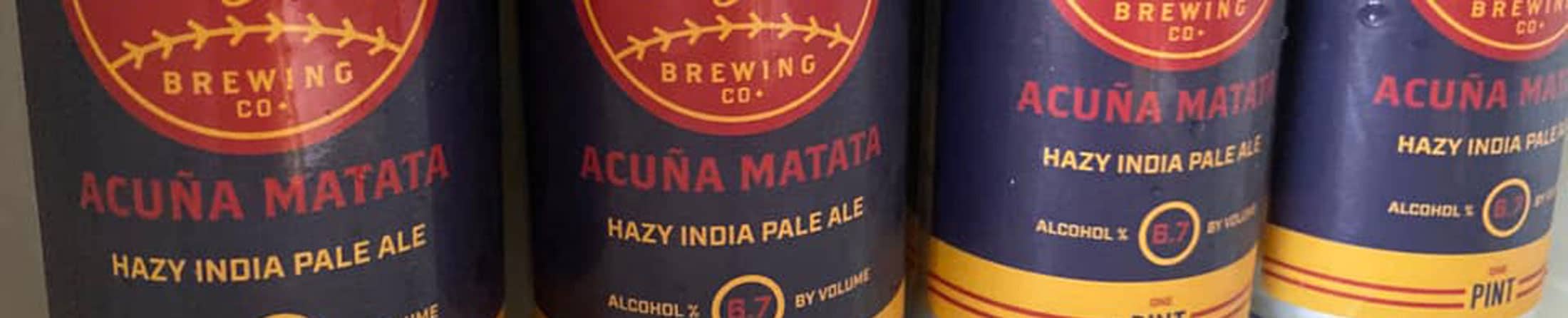 Acuna Matata - Rally Cap Brewing Co. - Baseball Life