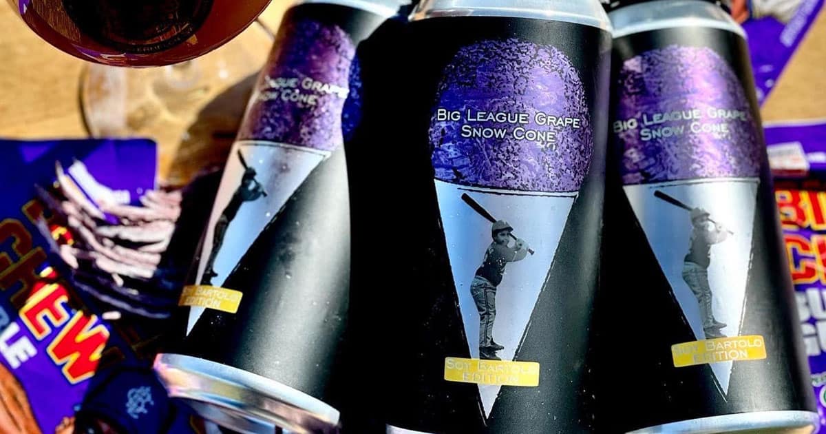 Big League Grape Snow Cone - Rotunda Brewing Co. - Baseball Life