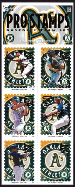 1996 MLB Pro Stamps - U.S. Postage Stamps - Baseball Life